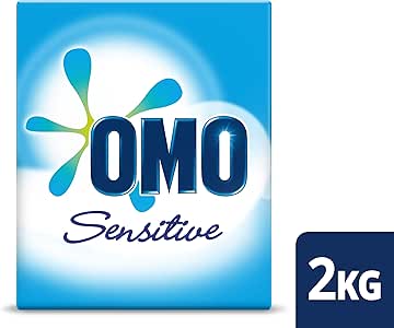 Omo Sensitive Laundry Detergent Washing Powder Front & Top Loader 2kg ...