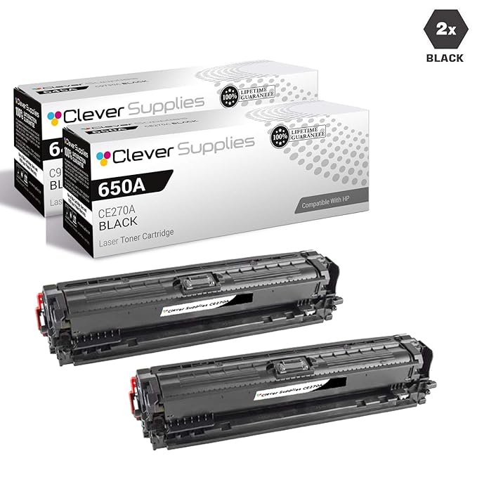 Amazon.com: CS Compatible Toner Cartridge Replacement for HP Enterprise M750dn CE270A Black HP ...