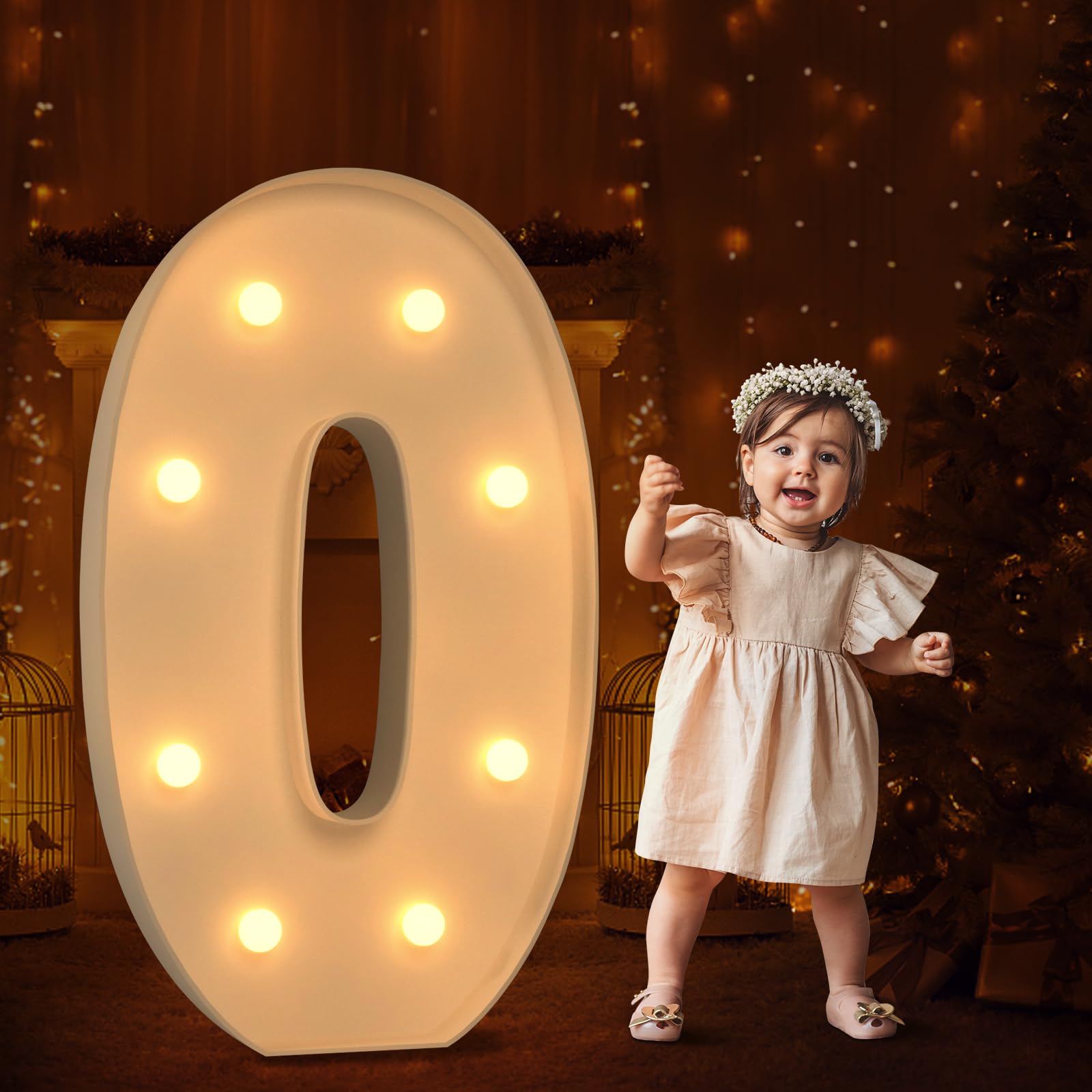 Tongjoy 3FT Marquee Light Up Letters, Large Light Up Letters for Baby ...