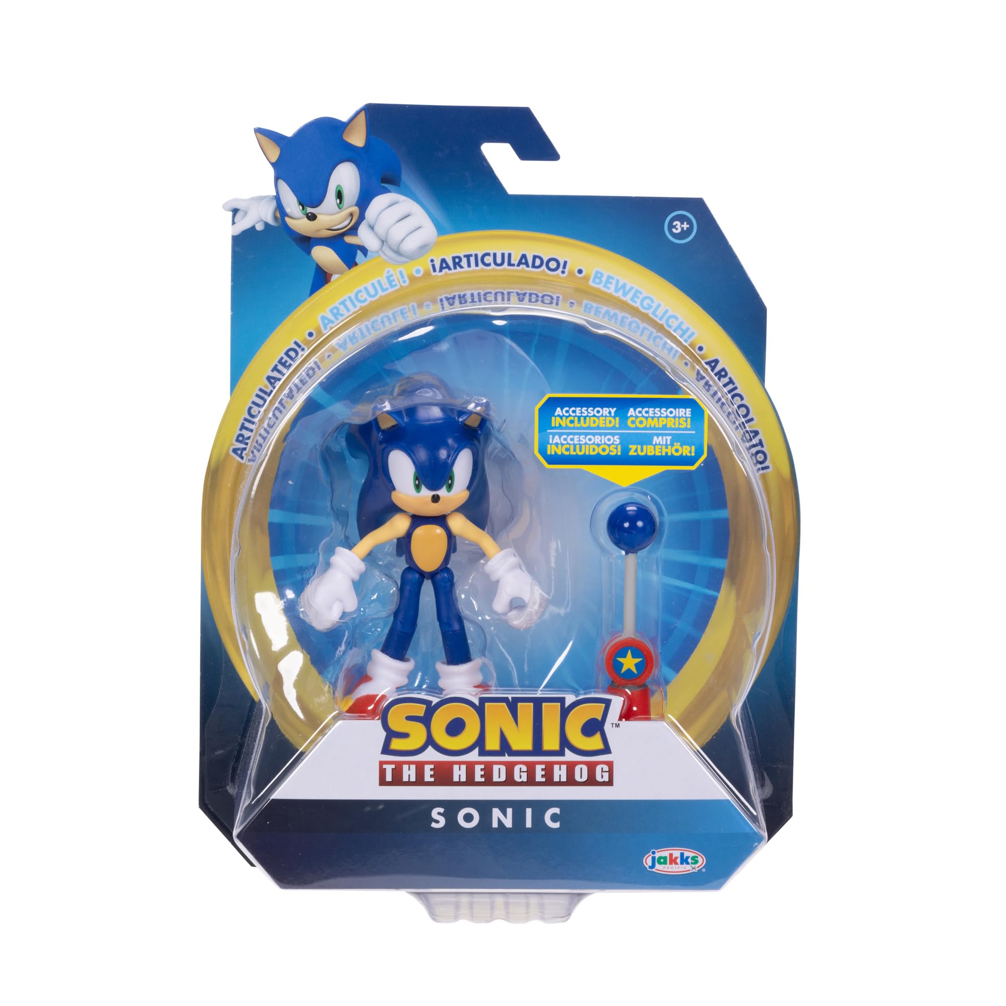 Mua Sonic the Hedgehog 4-inch Sonic Action Figure with Blue Checkpoint ...