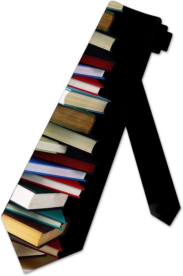 Education Ties Mens Book Tie Literature Necktie: Amazon.co.uk: Clothing