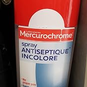 MERCUROCHROME Spray Antiseptique Incolore 100 ml: Amazon.fr: HygiÃšne ...