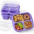 Amazon.com: Enstphjoy Snack Boxes (3 Pack) - Stackable Bento Boxes with ...