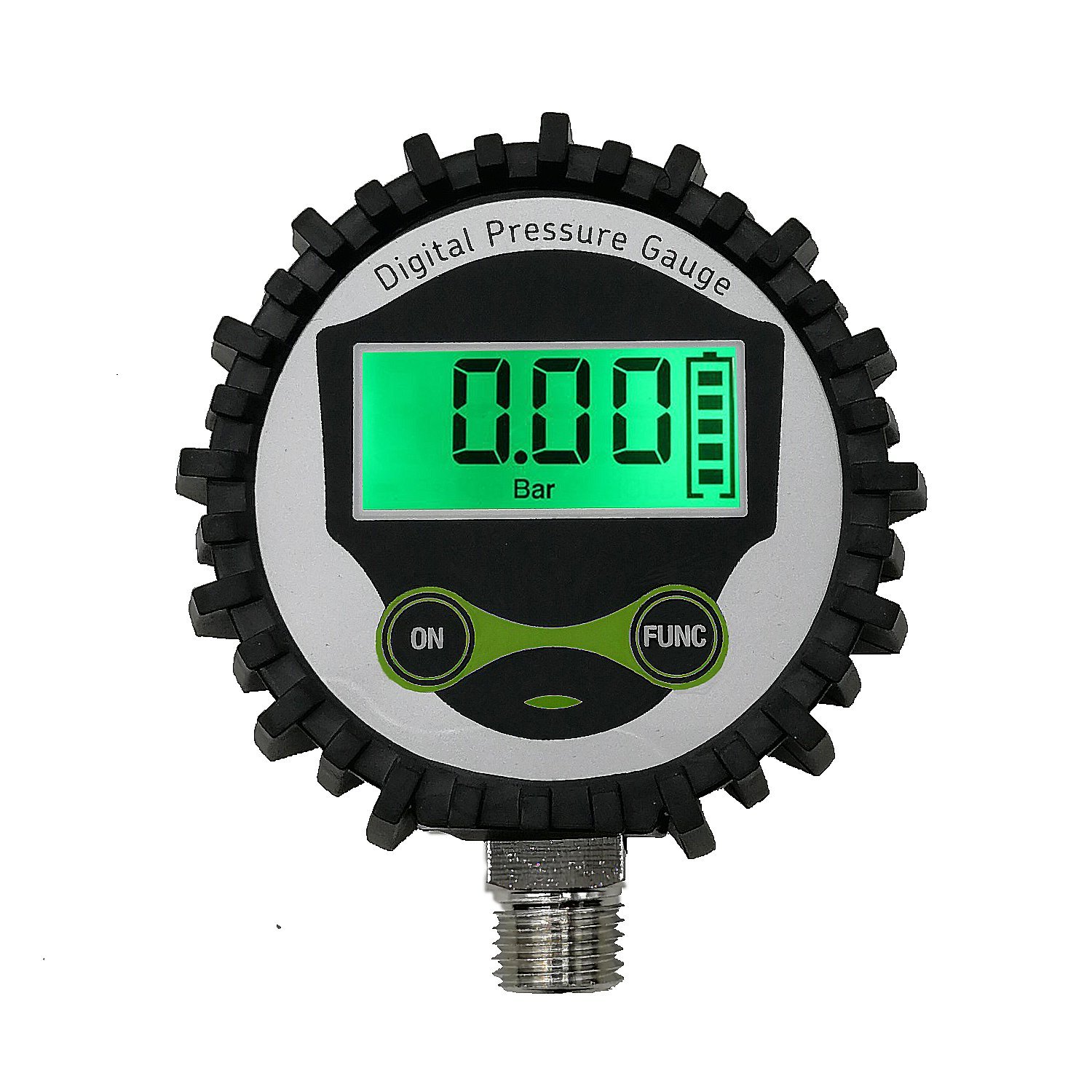 Digital Low Pressure Gauge With 1 4 NPT Bottom Connector And Rubber Digital Low Pressure Gauge With 1 4 NPT Bottom Connector And Rubber