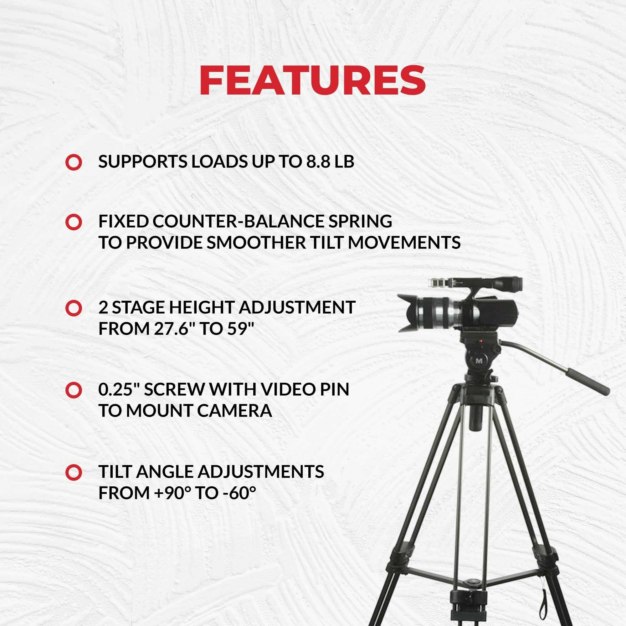 Mua Magnus VT-4000 Tripod System with Fluid Head Magnus VT-4000 Tripod ...