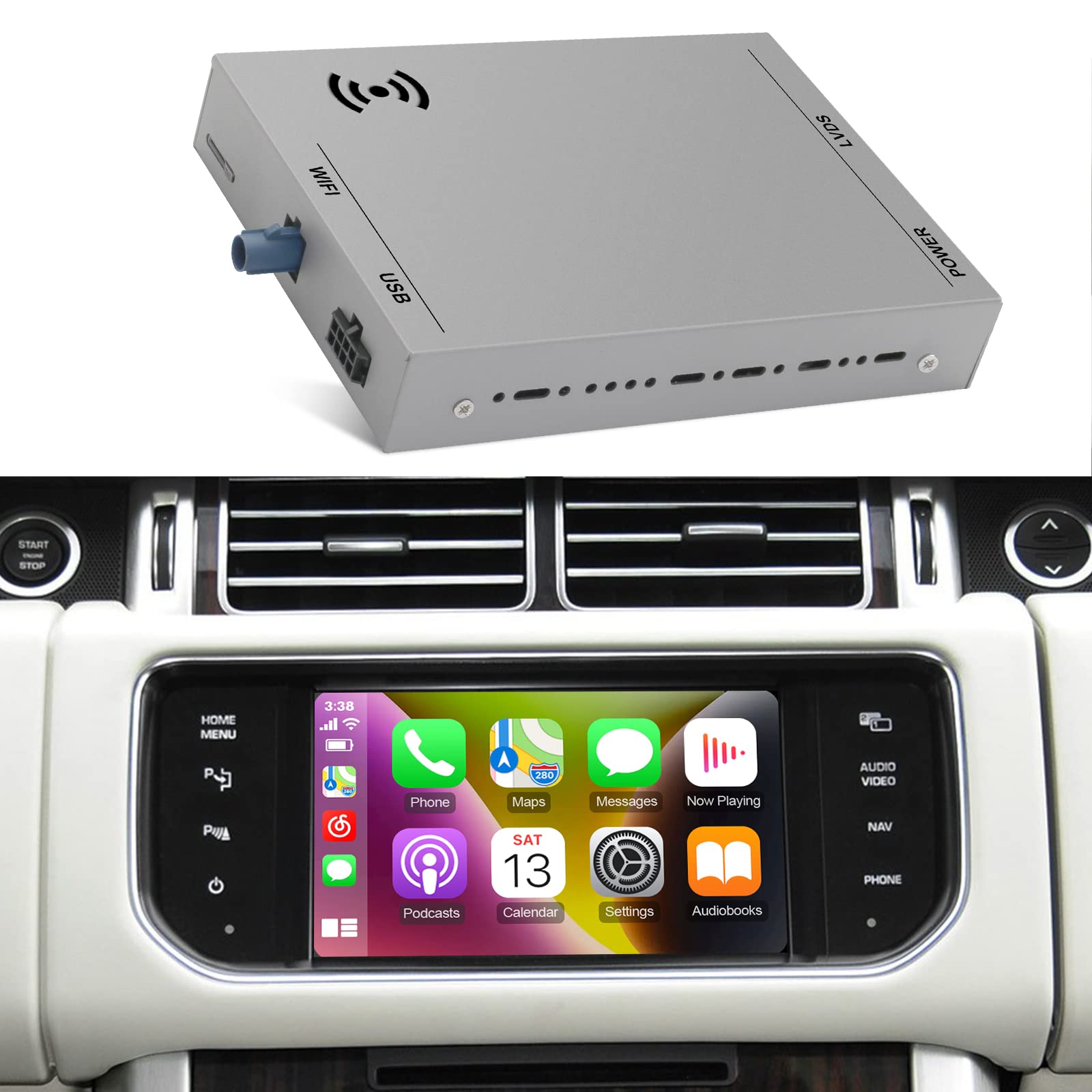 Wireless CarPlay Receiver SmartBox for Land Rover Range Rover/Evoque ...