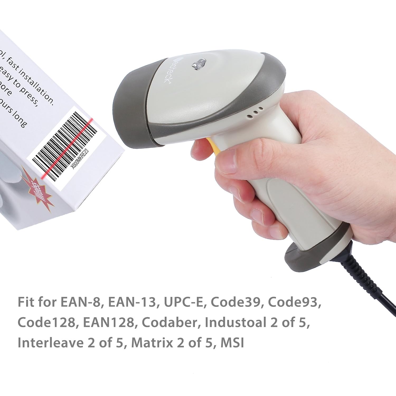 Elettronica per ufficio Neoteck Barcode Scanner USB Automatico Lettore ...