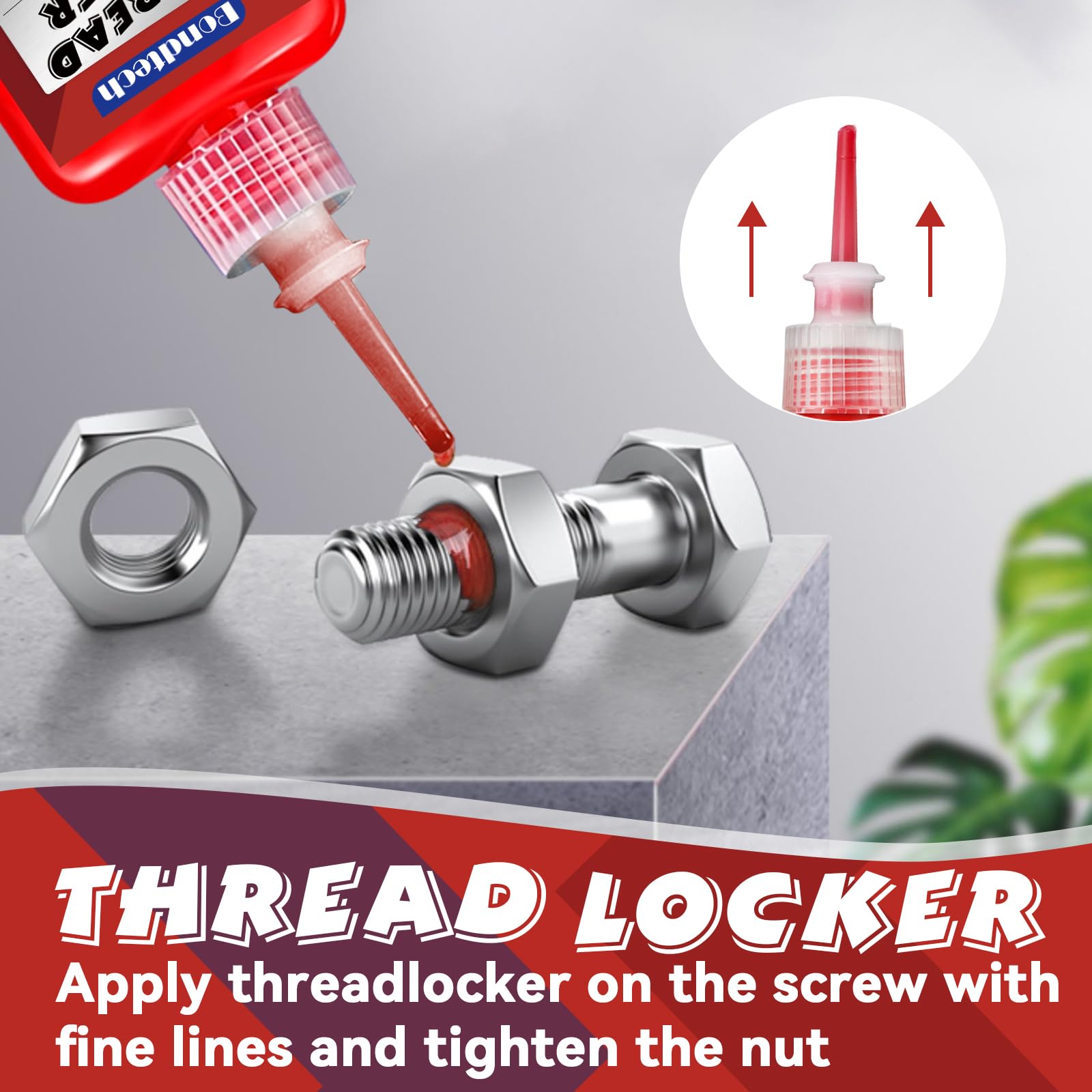 Mua Threadlocker Red, Thread Lock High Strength 50ML, Lock & Seal Metal ...