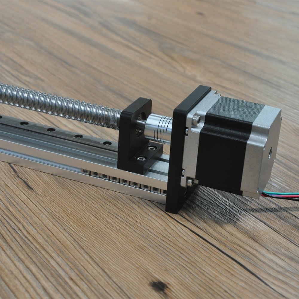 Industrial FUYU FSL40 Linear Guide Slide Table Ball Screw Motion Rail CNC Linear Guide Stage ...