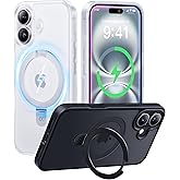 Amazon.com: CASEKOO Pearl Shell for iPhone 14 Pro Max Case with Magnetic Ring Stand [Compatible ...