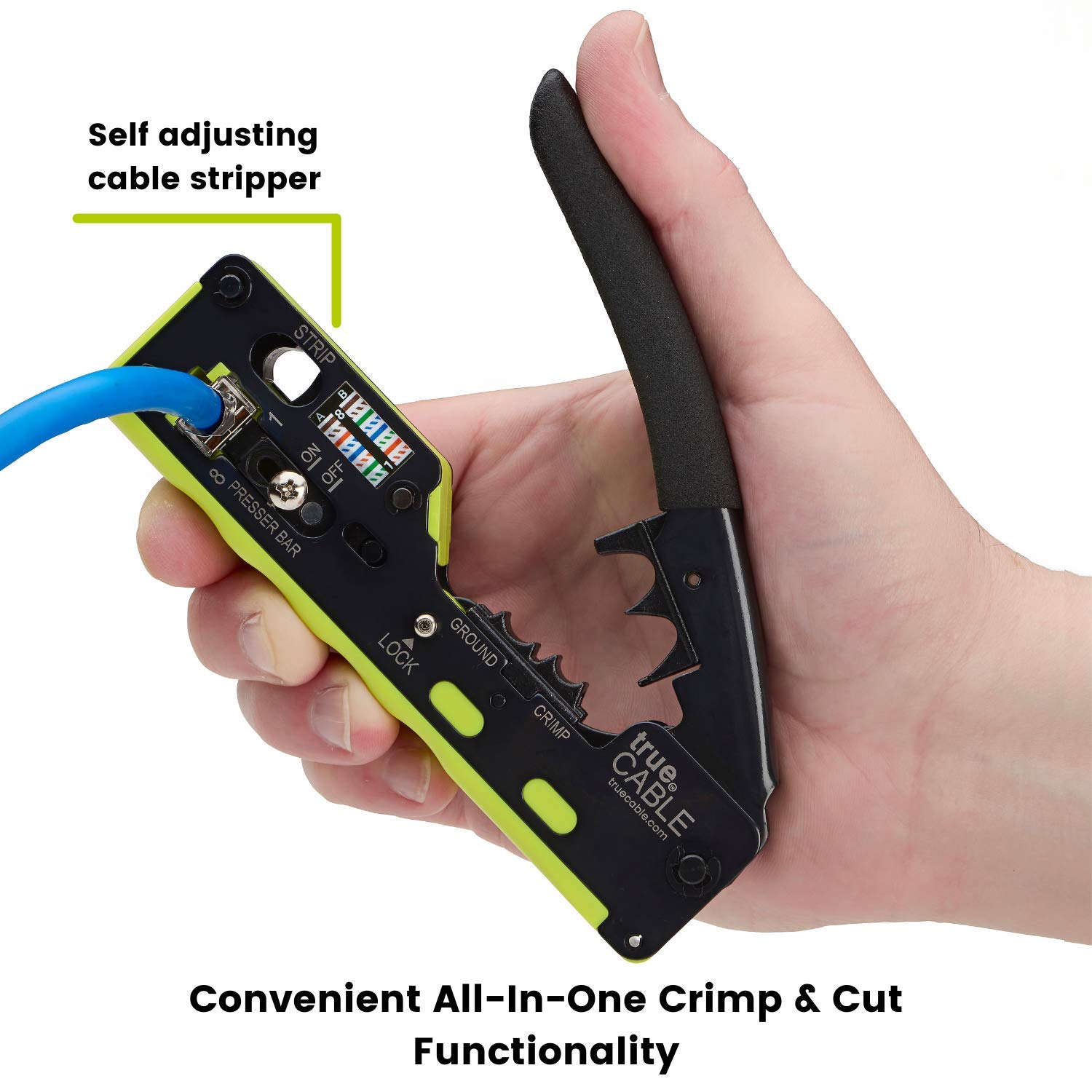 Mua trueCABLE All-In-One Pass Through RJ45 Crimp Tool | Works with ...