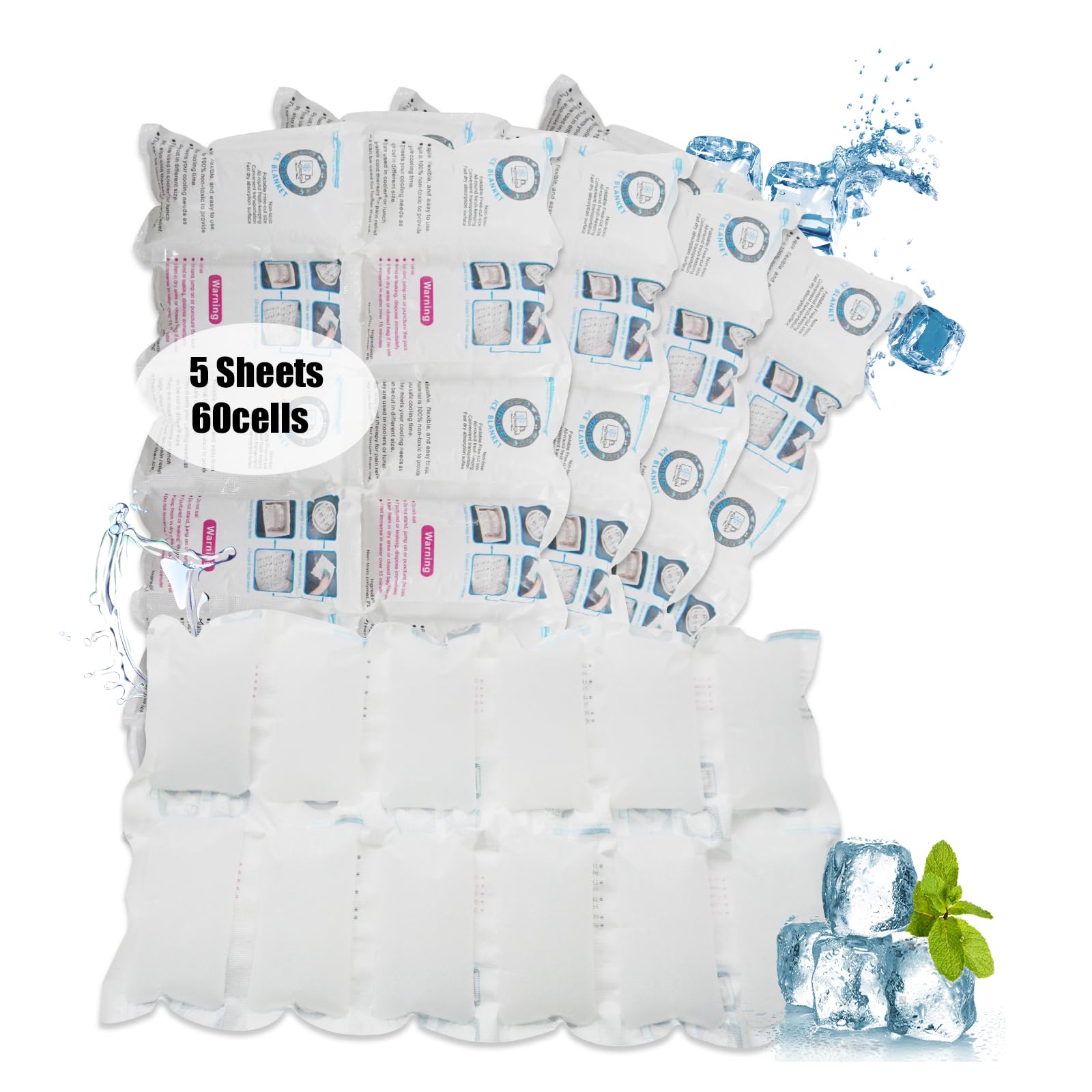 Mua Ice Packs for Cooler, Freezer Packs, Dry Ice Packs for Coolers Long ...