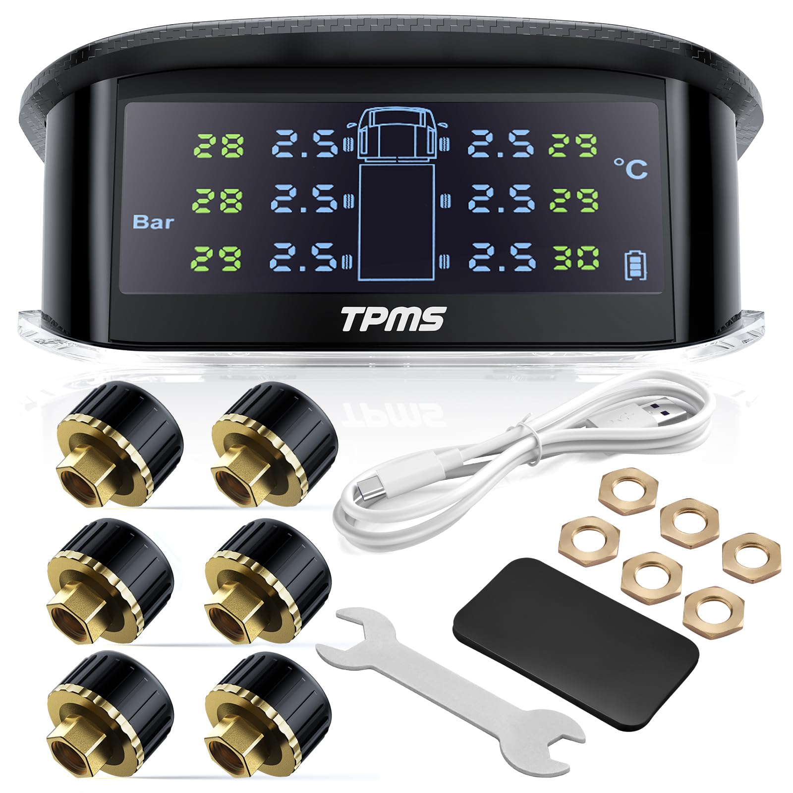 This Hill Tire Pressure Monitoring System, Wireless TPMS Tire Pressure ...