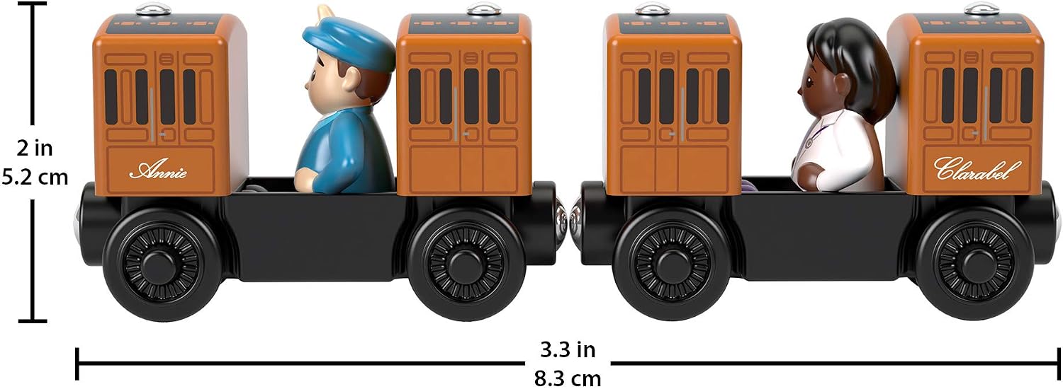Thomas & Friends 900 GGH17 EA Wooden Annie & Clarabel, Multi Color ...