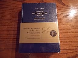 Novum Testamentum Graece: Greek-English New Testament, 28th Edition ...
