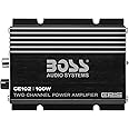 BOSS Audio Systems CE102 100 Watt, 2 Channel, 4 Ohm Stable Class A/B ...