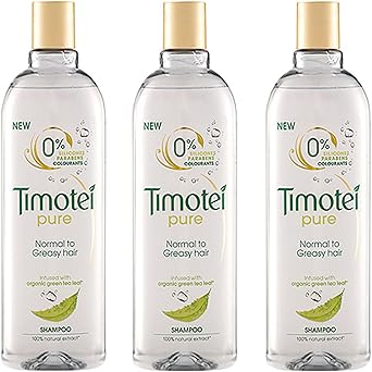 Timotei Pure Shampoo for Normal to Greasy Hair 250ml (Pack of 3 ...