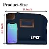 Waterproof Cash Bag with Lock and 2 Keys, 11 x 8.6 Inches, Canvas ...