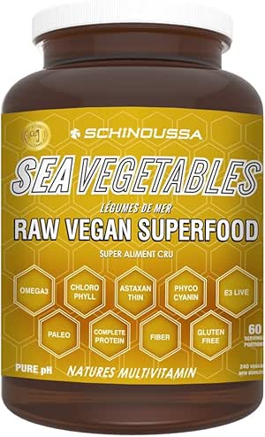 Schinoussa Sea Vegetables Pure Gold - 240 Veg Caps: Amazon.ca: Health ...
