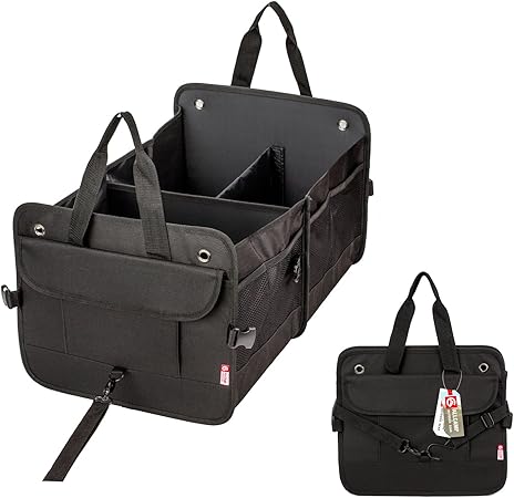 ALLCAMP Large Car Boot Organiser Bag,Shopping Tidy Heavy DutyFoldable ...