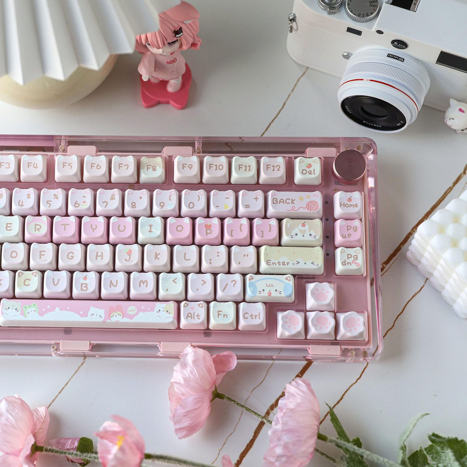 Mua KiiBoom x Maorbeng Meow Meow Squad Keycaps Set, Dye-Sublimation PBT ...