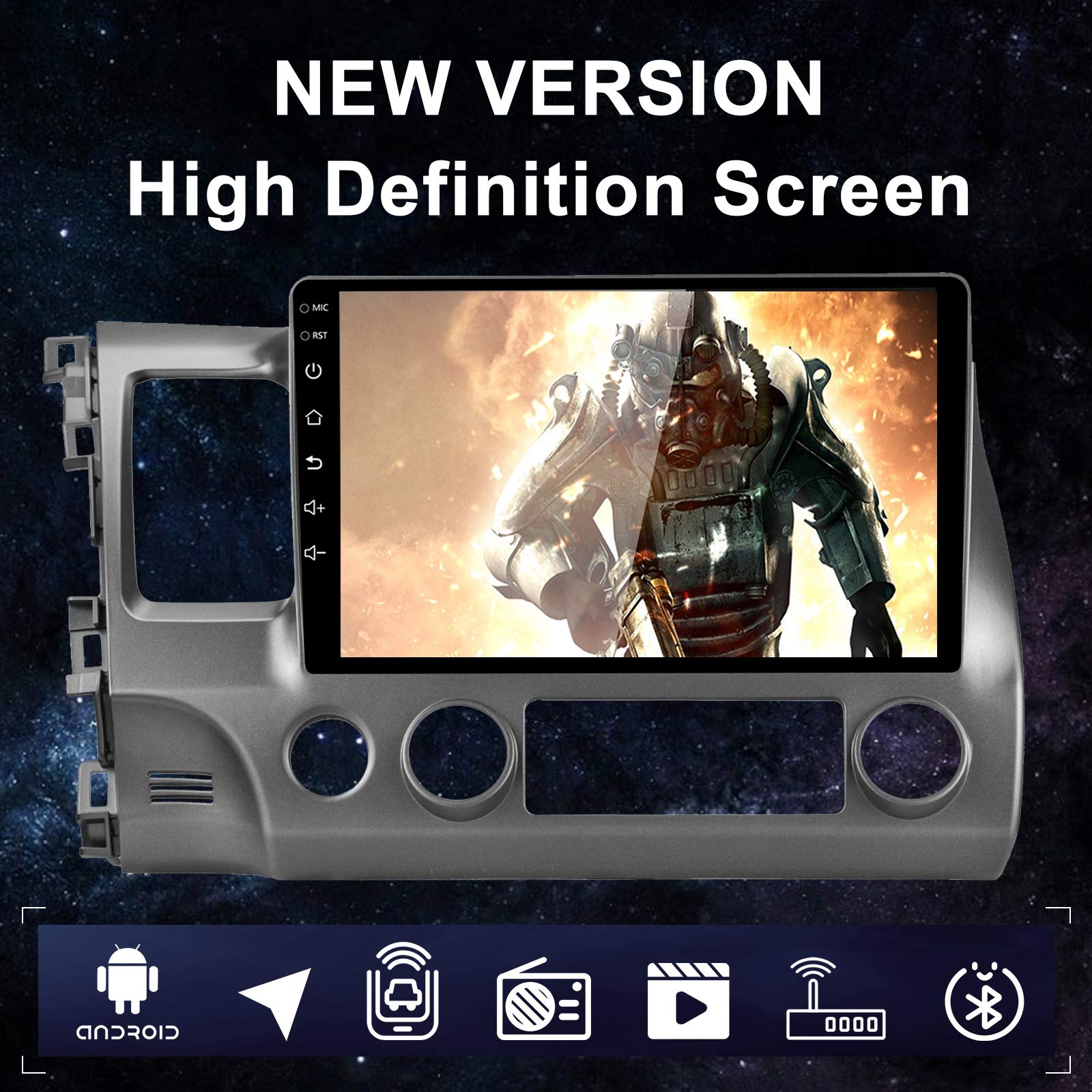 Mua Android 10.1 Car Radio Stereo, Build-in Carplay & Android Auto, 10 ...