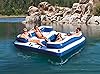 Intex 58293EP Oasis Island Inflatable Giant 5 Person Lake Floating ...