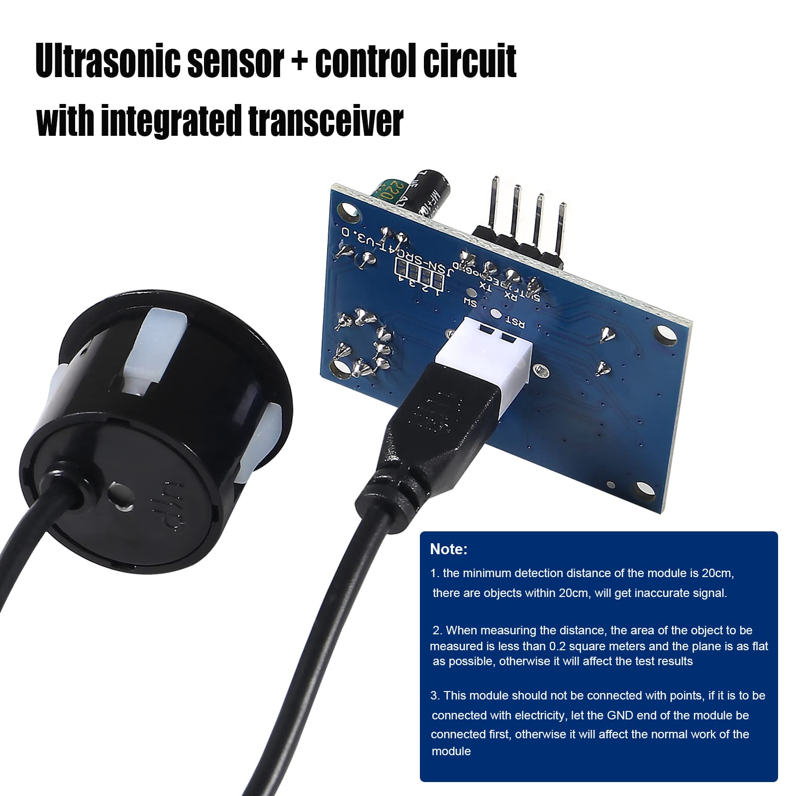 Mua Diitao 1pcs JSN-SR04T Ultrasonic Distance Sensor,Measuring Ranging ...