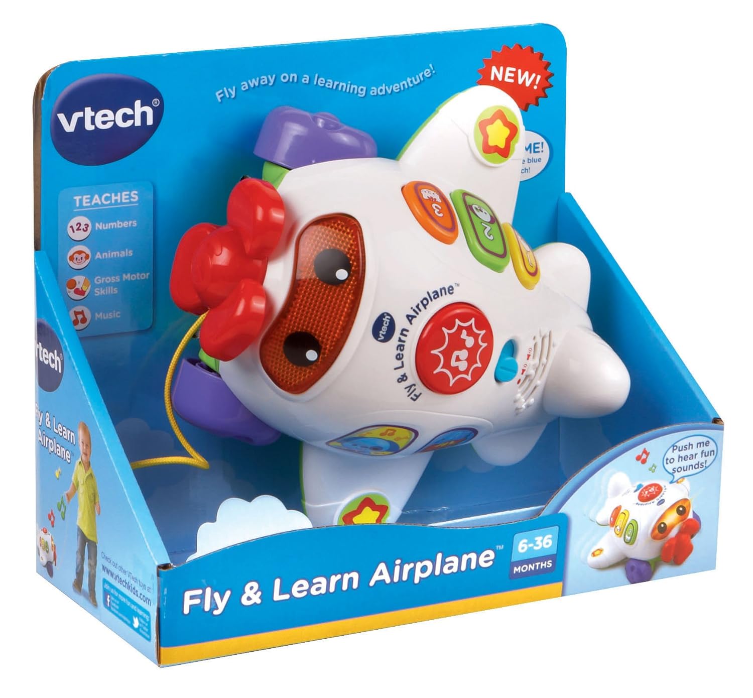 new exclusive high-end VTech Fly & Learn Airplane: Toys & Games first ...