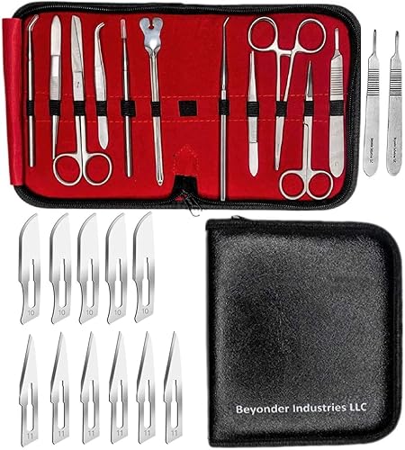 Dissection Kit 22 Pieces – Frog Dissection Kit, Pig Dissection Kit, for ...