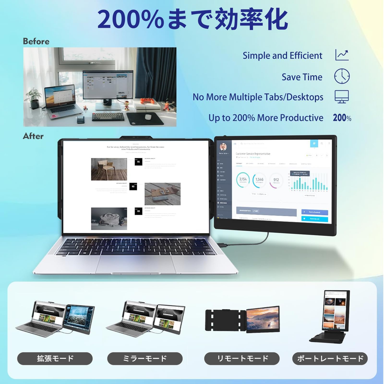 Mua Dual Display Double Monitor, 120%sRGB 75%NTSC Ultra Wide Color ...