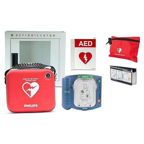 Philips HeartStart OnSite AED Defibrillator with Portable Emergency ...