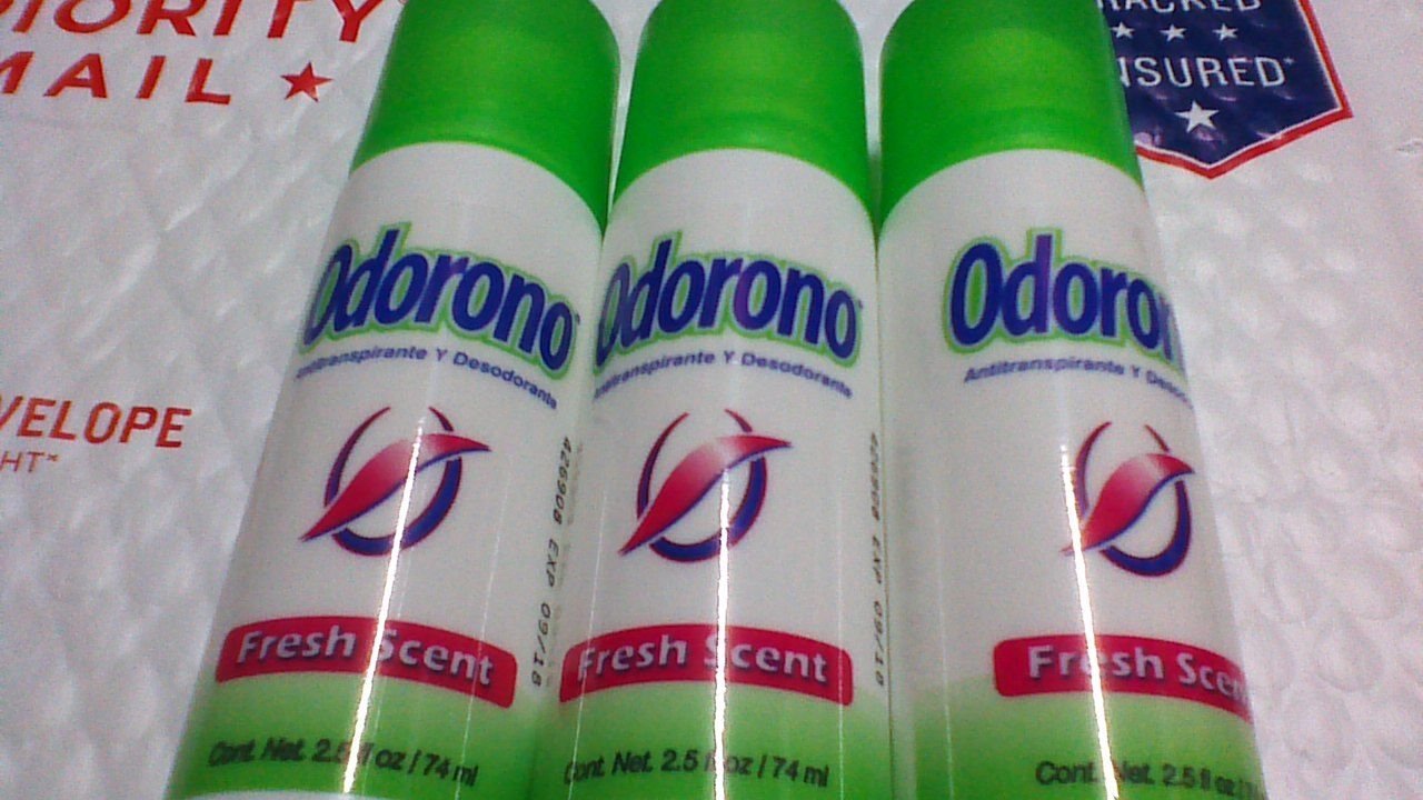 Amazon.com: LOT OF 4 Odorono Anti-perspirant Deodorant Powder Fresh 2.5 ...