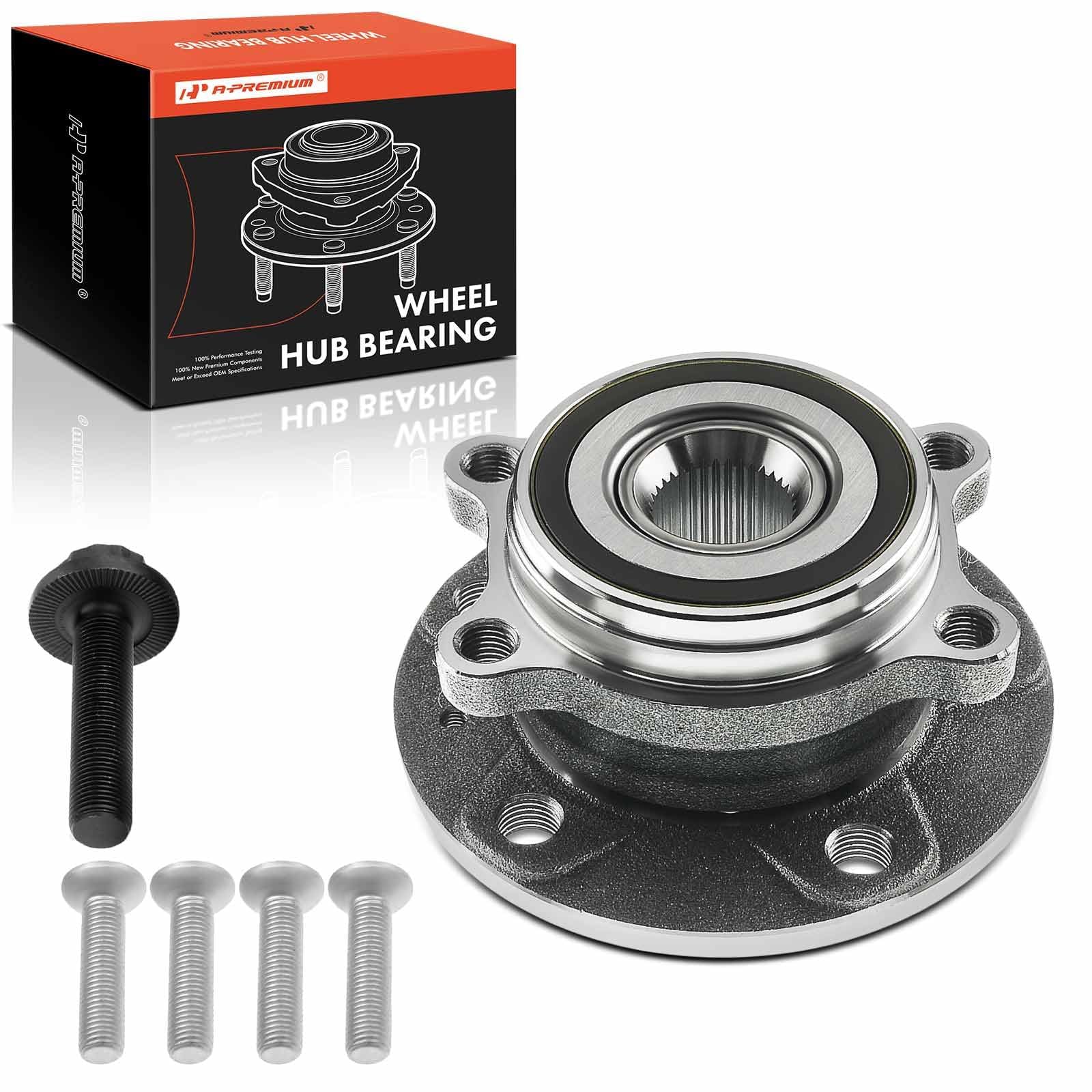 A-Premium Front or Rear Wheel Bearing and Hub Assembly Compatible with ...