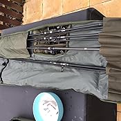 Carp Fishing Tackle Rod Holdall Bag For 12 Foot Rods: Amazon.co.uk ...