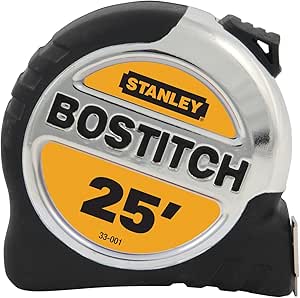 BOSTITCH 33-001 Bi-Material Tape with Blade Armour, 1-1/4-Inch by 25 ...