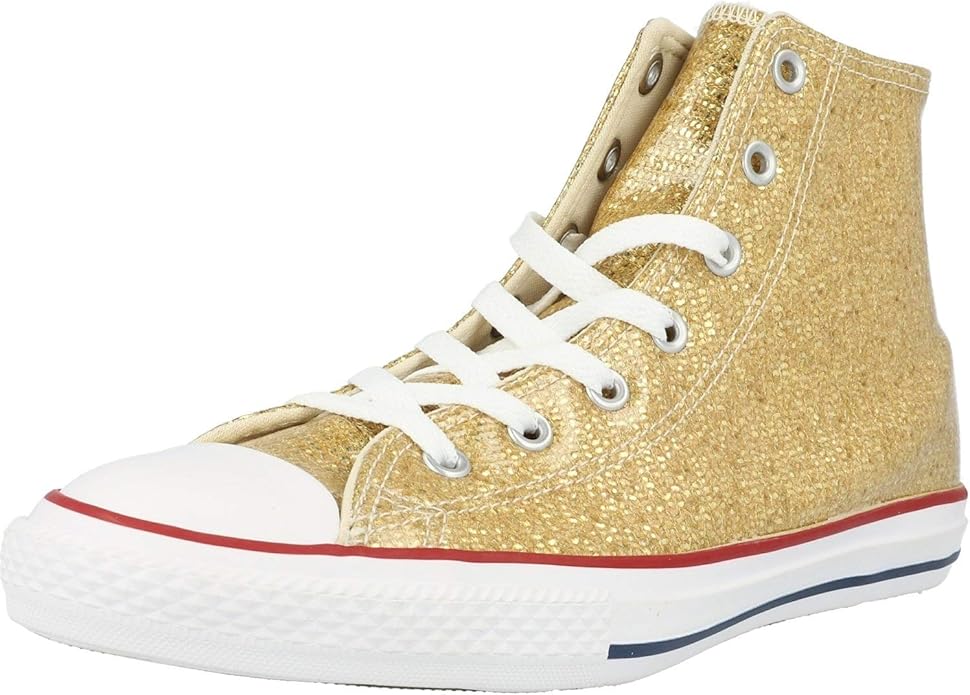 Converse Chuck Taylor All Star Hi Sport Sparkle Doré Synthétique Ado ...