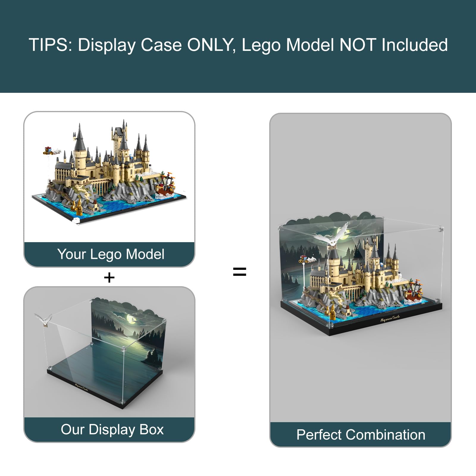 Mua Acrylic Display Case for Lego Harry Potter Hogwarts Castle and ...