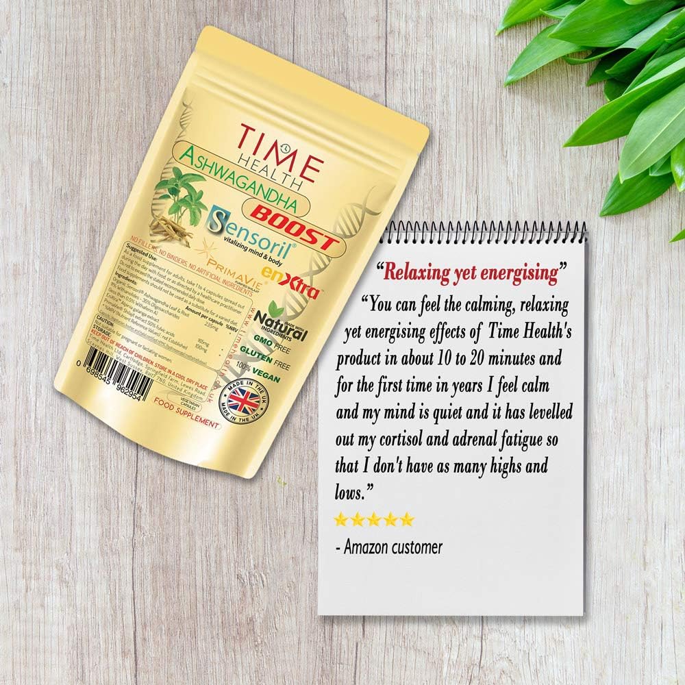 Ashwagandha Sensoril® Boost with PrimaVie® and EnXtra® Energy Formula ...