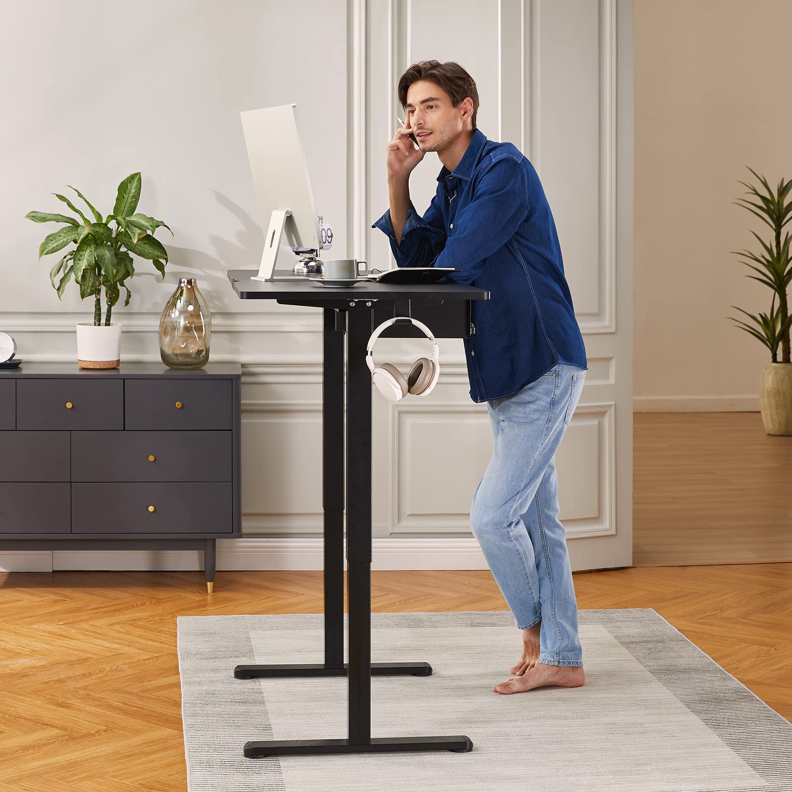 Mua ErGear Electric Stand up Desk Frame,4 Memory Height Settings Height ...
