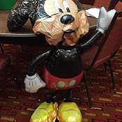 Amazon.com: Mickey Mouse Airwalker 52" Inch Jumbo Foil Mylar Birthday ...