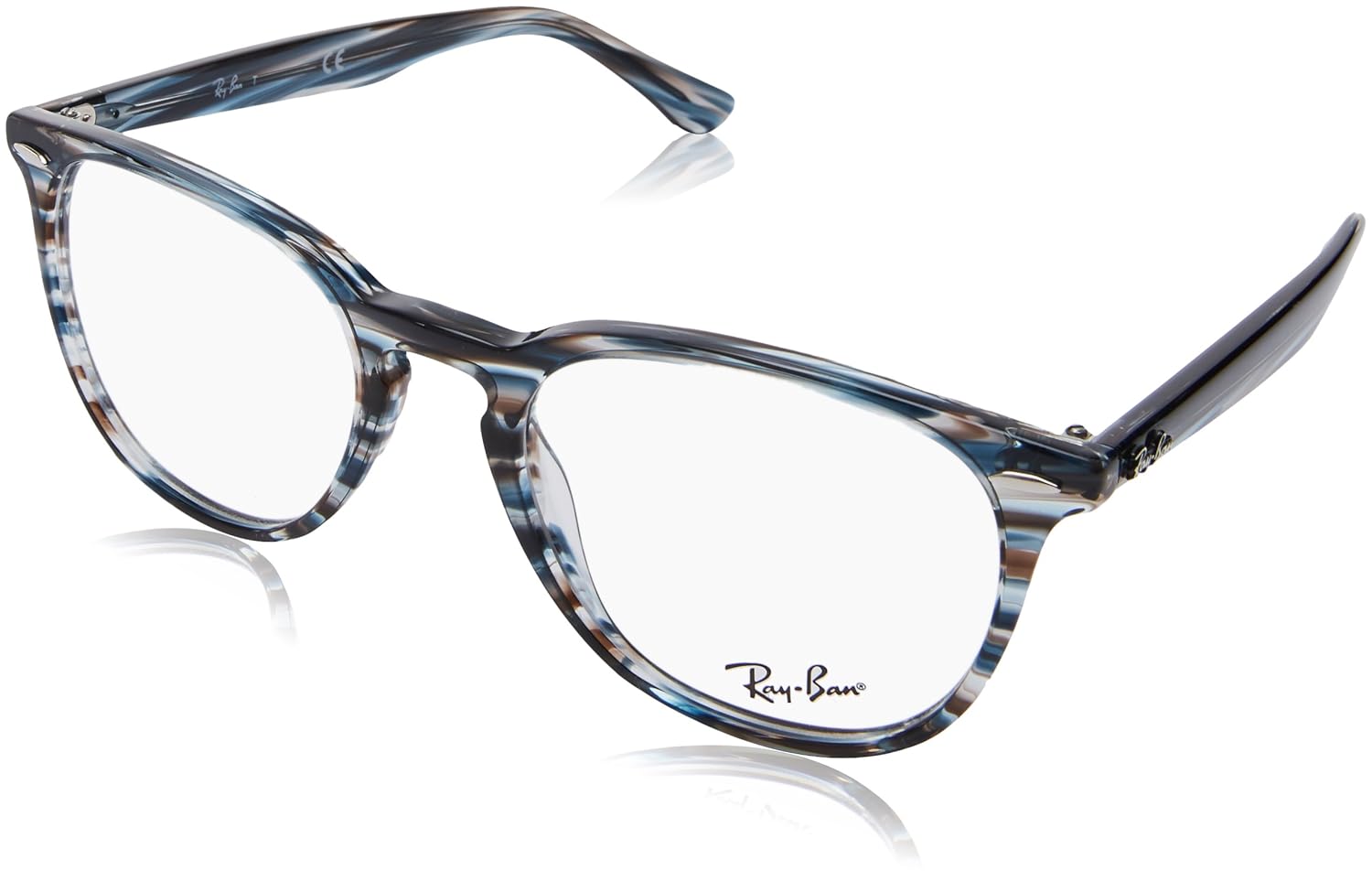 Ray-Ban Unisex Adults' 0RX 7159 5750 52 Optical Frames, (Blue Grey ...