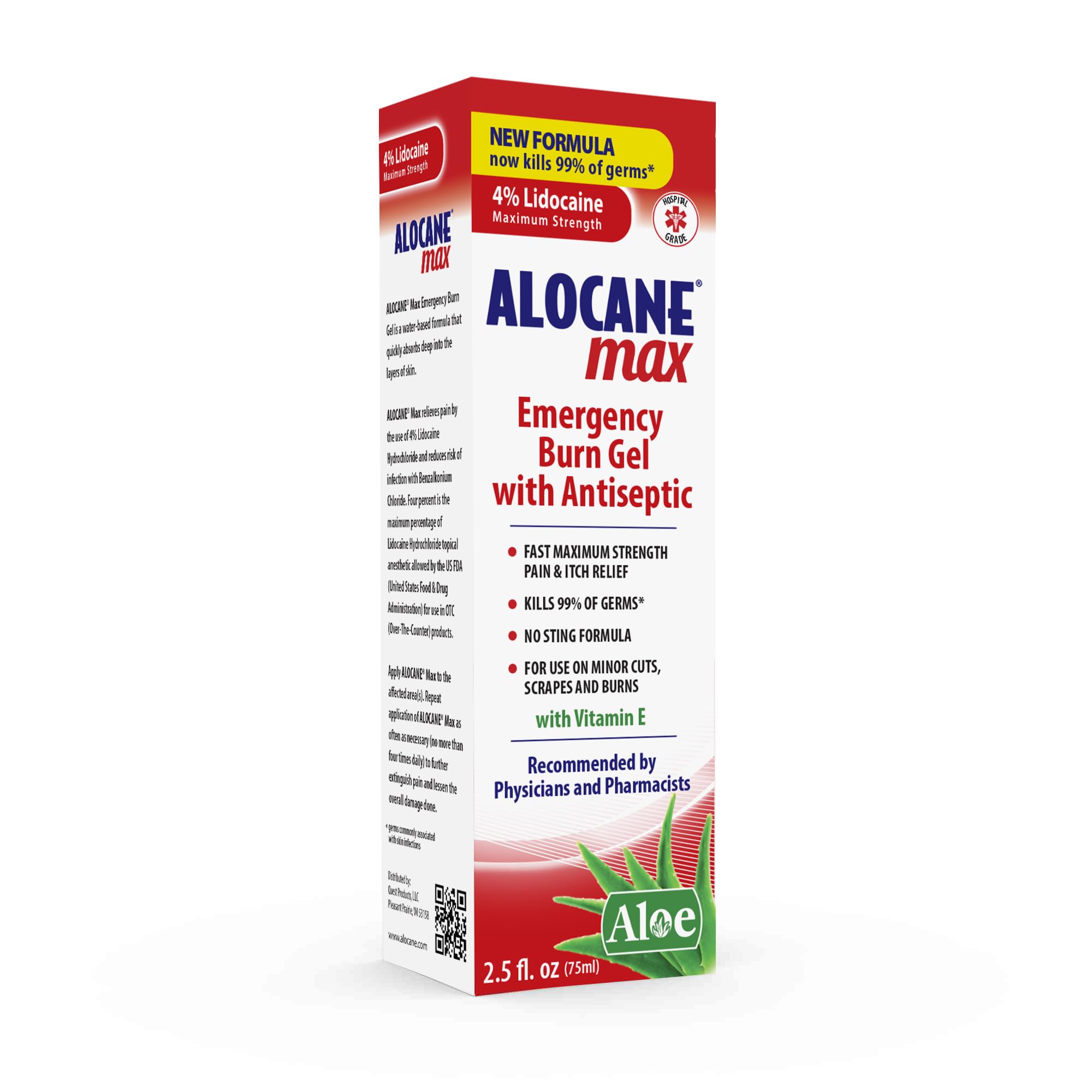 Mua Alocane Max Emergency Burn Gel, 4% Lidocaine Hydrochloride ...