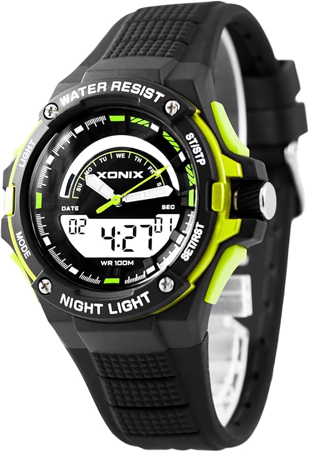 XONIX Sports Watch for Men and Boys, Digital & Analog, WR100M: Amazon ...