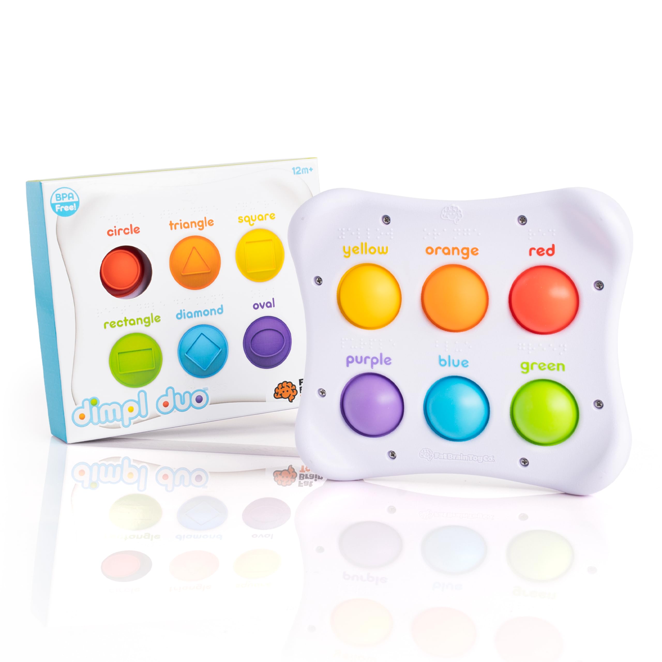Mua Fat Brain Toys Dimpl Duo - Early-Learning Sensory Toy for Babies & Toddlers trên Amazon Mỹ ...