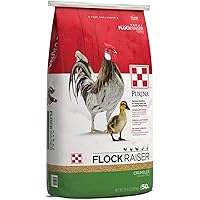 Amazon.com : Purina | Flock Raiser Crumbles Poultry Feed | 50 Pound (50 ...