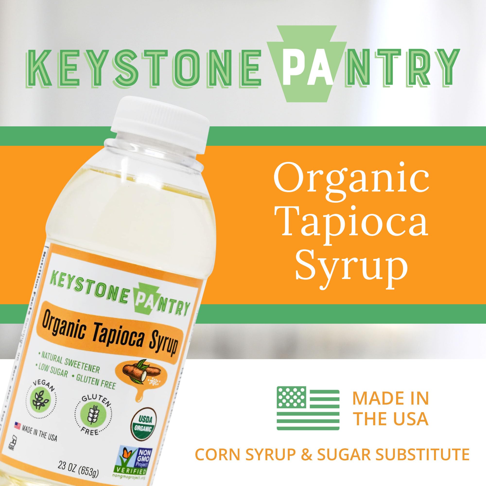 Mua Keystone Pantry Organic Tapioca Syrup – 23 OZ Bottle – Vegan ...