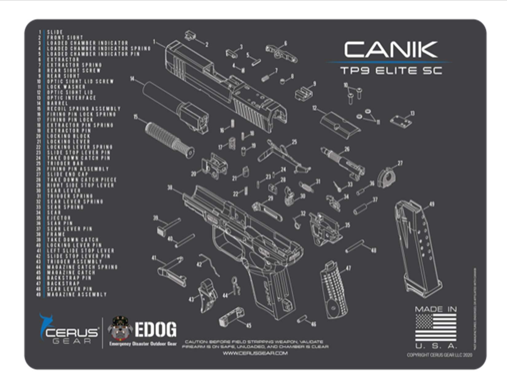 Buy EDOG TP 9 Elite SC Cleaning Mat - Schematic (Exploded View) Diagram ...