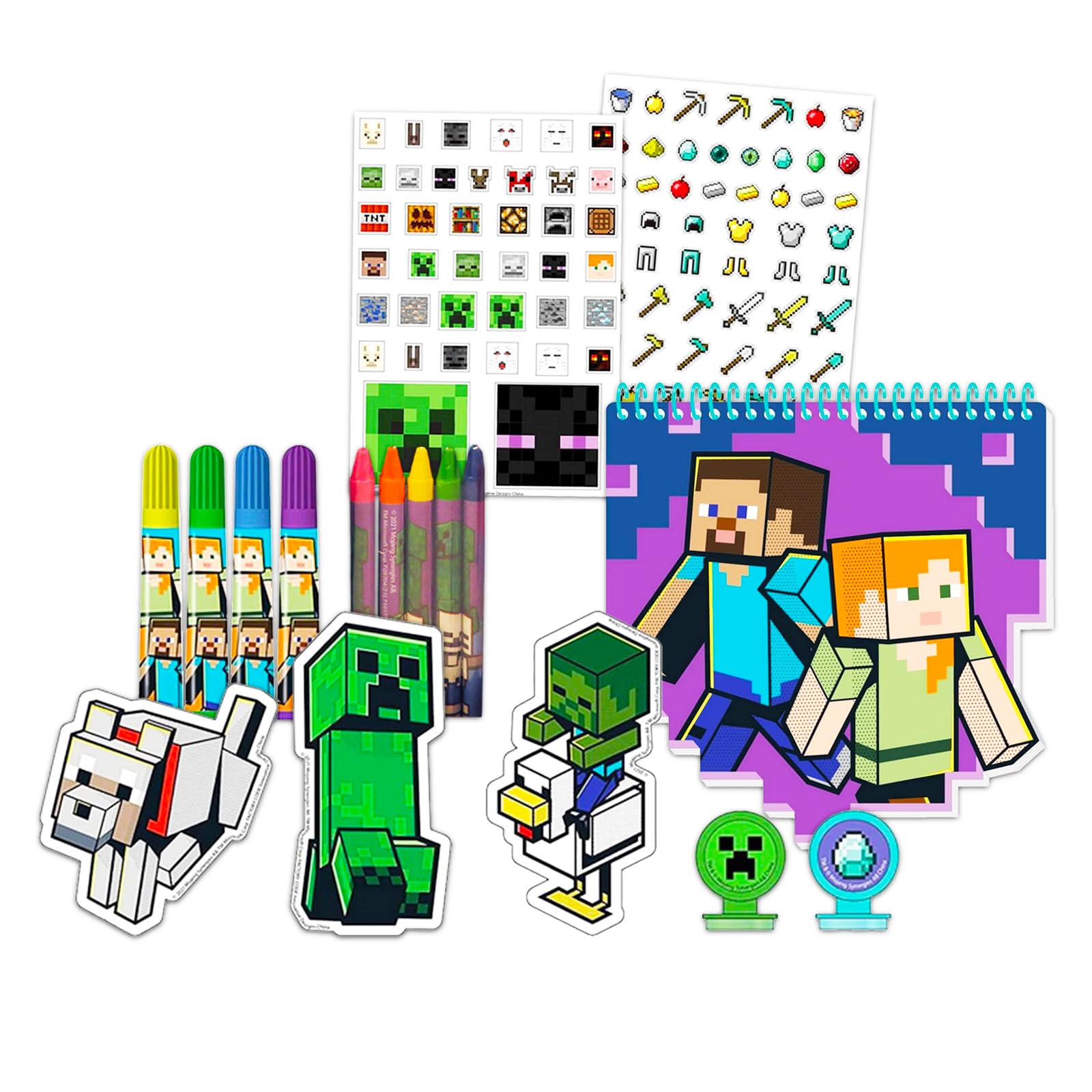 Mua Minecraft Sketchbook Set for Kids, Toddlers ~ 3 Pc Bundle with ...