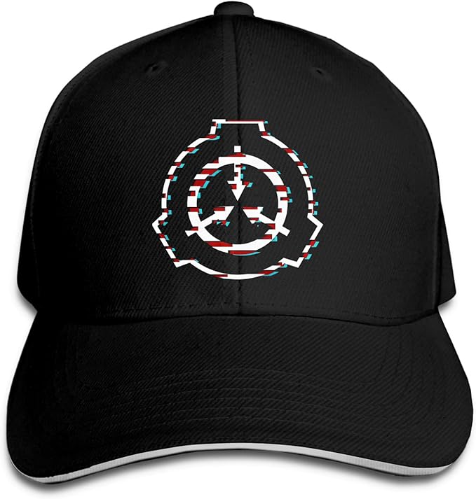SCP Foundation Symbol Glitch Essential Baseball Cap Headgear Sandwich ...